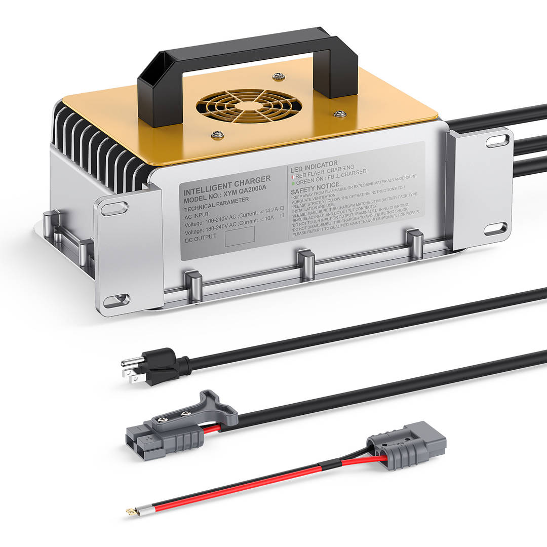 Golf Cart Waterproof IP67 Charger Input 220V AC Lithium ion Battery ...